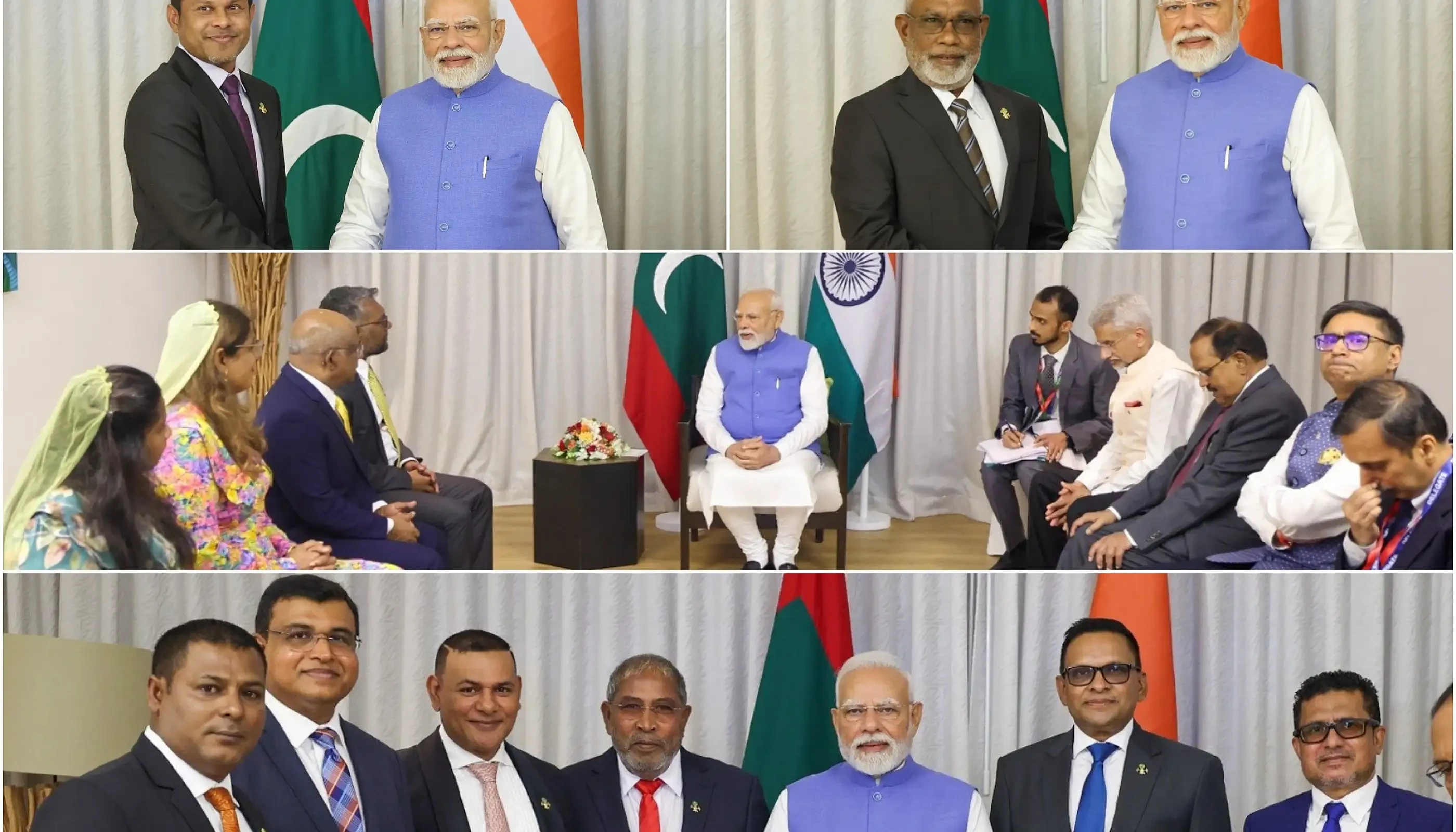 Modi meets Maldives political leaders | Atoll Times