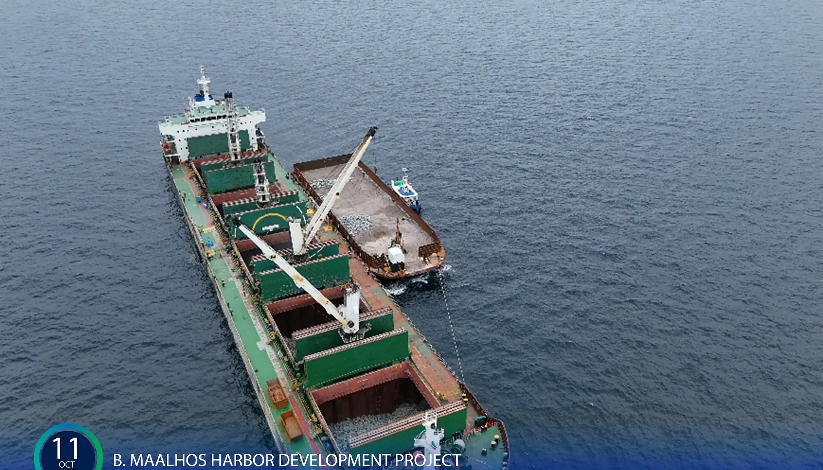 First shipment of rock boulders for projects arrives in Maldives ...